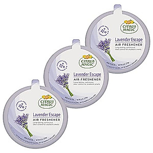 Citrus Magic Odor Absorbing Solid Air Freshener, Lavender Escape, 8-Ounce, 8 Ounce (Pack of 3), 3 Count