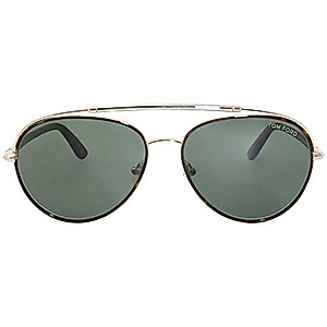 Tom Ford - FT07485952N Dark Havana Aviator Men Sunglasses - 59mm