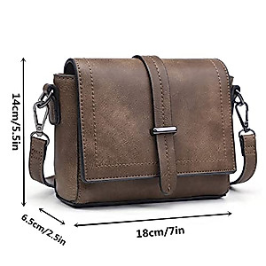 AnsTOP Small Crossbody Cell Phone Purse for Women - Lightweight PU Leather Crossbody Bag for Women Mini Phone Pouch Purse Best Gift Idea
