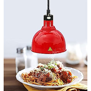 LINKANRUO Food Warmer Lamp Food Heat Lamp Telescopic Food Warme Buffet Food Heat Lamp Buffet Heating Lamp, 250W 29cm for Restaurant Heating Lamp Buffet Hanging Heat Lamps Lamps