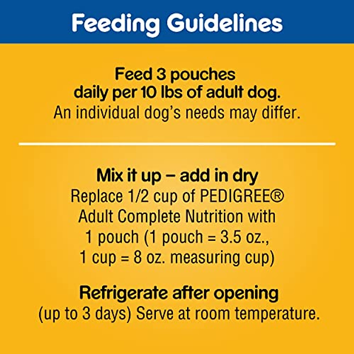 PEDIGREE CHOPPED GROUND DINNER Adult Soft Wet Dog Food 18-Count Variety Pack, 3.5 oz Pouches