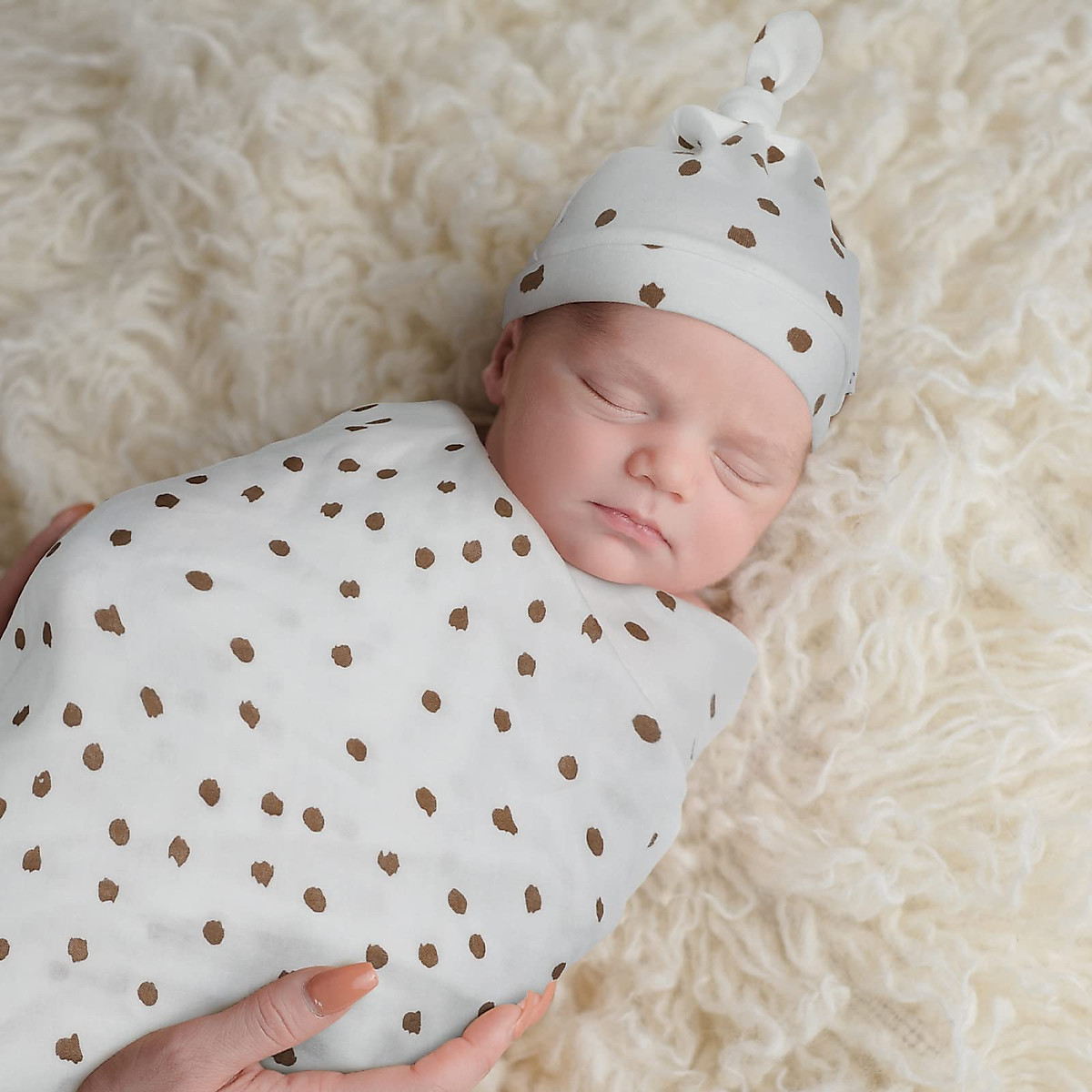 Kids Baby Blankets for Boys Girls Super Soft Plush Dot Blanket with Double Layer Dotted Backing for Toddler Bamboo Muslin Rainbow Receiving Blankets Baby Newborn Blanket Shower Gifts 30" x 40 "