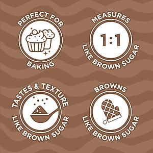 SPLENDA Magic Baker Brown Zero Calorie Plant Based Granulated Baking Blend with Stevia, Erythritol and Allulose – Zero Sugar, Keto Friendly, 1lb (16 oz) Pouch (Pack of 1)