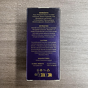 Super Bonder for Eyelash Extension Longer Retention Lash Glue Accelerator Eyelash Bonder for Lash Extensions Lash Sealant Lash Bonder Adhesive Companion Eyelash Extension Bonder -15ML