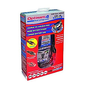 OptiMATE 4 CAN-bus edition, TM-351 8/9-step 12V 1A battery Saving charger-tester-maintainer