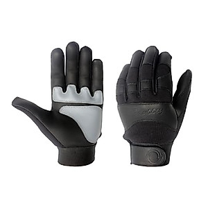 Odyssey Unisex Work Gloves, Adjustable Wrist Wrap, Versatile Utility Safety Gloves for Driving, Cycling, Factory, Sports (Black, Large)