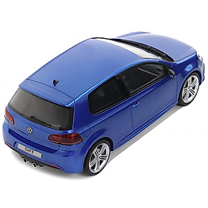 2010 Golf VI R Rising Blue Metallic Limited Edition to 3000 Pieces Worldwide 1/18 Model Car by Otto Mobile OT412
