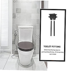 Zerodeko Switches Switches for Toilet Restroom Flushing Button Toilet Water Tank Press Button Toilet Water Tank Push Buttons Dual Flush Toilet Kit Push Button for Toilet Suite