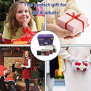 Retro Game Console, Mini Classic Game System with 2 Classic Wireless Controllers and Built-in 620 Games, RCA Output Plug & Play Childhood Mini Classic Console, Birthday Gifts.