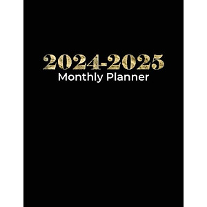 2024-2025 Monthly Planner: 2 Year Calendar 2024-2025 Monthly Planner with Inspirational Quotes, Note Pages, Holidays Calendar, Password Log & Contact Page