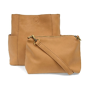 joy susan Kayleigh Side Pocket Bucket Bag - Warm Tan