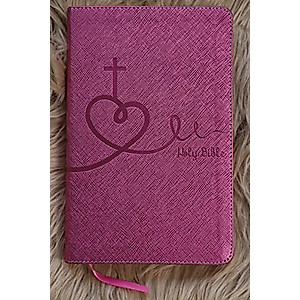 NIV, Bible for Kids, Leathersoft, Pink, Red Letter, Comfort Print: Thinline Edition