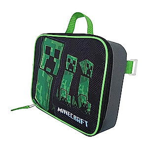 Bioworld Minecraft Creepers 5pc Backpack Bookbag Set Licensed