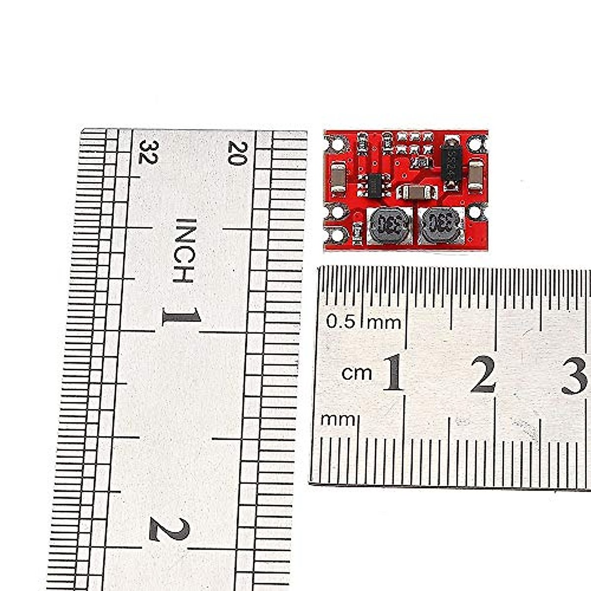 DAOKI 5Pcs 3.3V Buck Boost Power Module S09 Automatic Boost Buck Converter Module Step Up and Down Board Input 3V-15V Output 3.3V/5V/4.2V/9V/12V Electronic DIY PCB