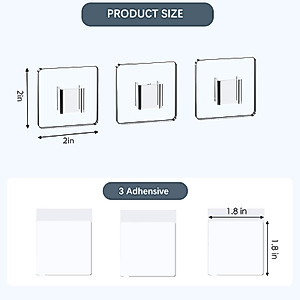 Ftumertly Sunglasses Organizer Wall Glasses Holder 3 Pack, Acrylic Sunglasses Display Glass Rack, Glasses Storage Organizer for Multiple Glasses, Eyeglasses Holder for Office Home Bedroom, Clear