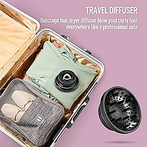 Hair Diffuser, Diffuser Attachment for Hair Dryer, Hair Diffuser For Curly Hair, Diffuser Hair Dryer, Universal Blow Dryer Defuzzer 1.4-2.4'' Nozzle, Anniversary Birthday Gifts for Women Her