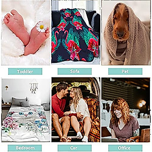 Gbuzozie Fleece Blanket Cute Duckies Lightweight Ultra-Soft Micro Cartoon Rubber Ducks Throw Blanket for Sofa Couch Bed Camping Travel - Super Soft Cozy Microfiber Blanket 50"X40"