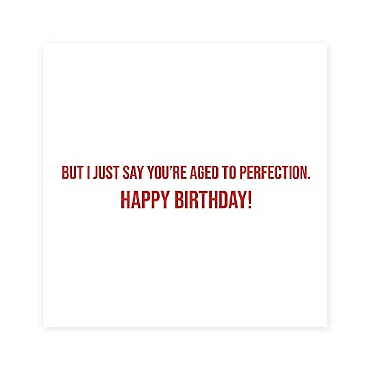 Graphique Old Fashioned Birthday Card | Ideal for Him | Family and Friends | Color-Coordinated Envelope | 5" x 7"