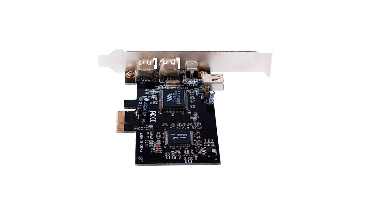 ELIATER PCIe Firewire Card for Windows - 4 Ports, IEEE 1394a Adapter