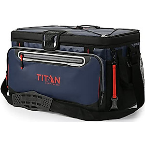 Arctic Zone Titan Deep Freeze 48 Can Zipperless Cooler, Blue