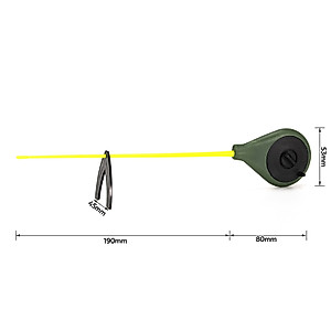 LIXADA 2pcs Mini Ice Fishing Rod Winter Outdoor Fishing Rod Tip Fishing Accessories