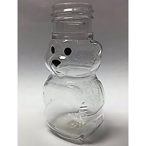 CLEARVIEW CONTAINERS | 2 Ounce Honey Bears with Screw Top Lid | Perfect for Holidays, Baby Shower Gifts, Beekeeping, Honey Dispensing (2 Ounce Bears, 24 Pack, Yellow)