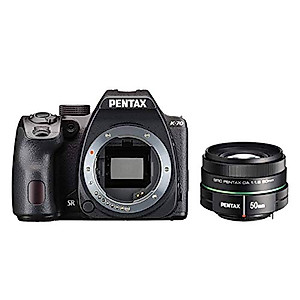 Pentax K-70 DSLR Camera (Body Only, Black) with Pentax smc DA 50mm f/1.8 Lens