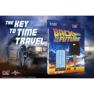 Doctor Collector Collectable Back to The Future Delorean Key Set Replica, Multicoloured