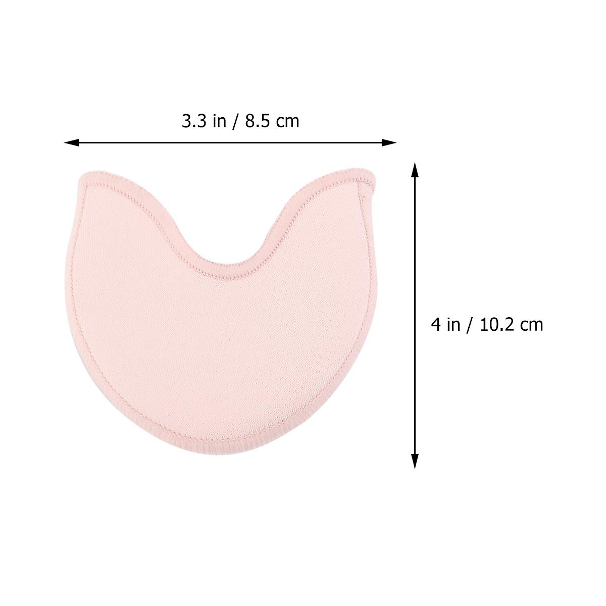 Ballet Toe Pads 2 Pairs Ballet Toes Pad Pointe Shoe Socks Silicone Toe Socks Toe Liner Socks Half Seamless Socks Metatarsal Pads for High Heel Dance Shoes Pink Toe Pointe Pads