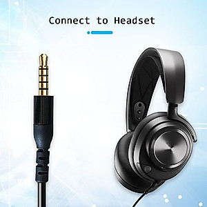 QJYTH Replacement Cable Cord Compatible with SteelSeries Arctis Nova Pro Wired Headset