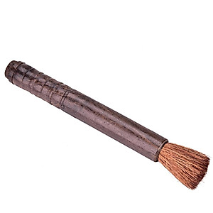 Guitar Cleaner Brush, High End Wool Brush Musical Instrument Cleaning Tool Violin Rosin Cleaner (Rosewood)