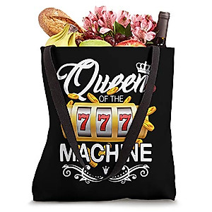 Queen of the Slot Machine Casino Gambling Lover Gift Tote Bag