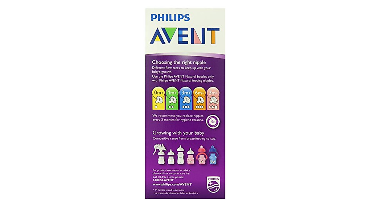 Philips AVENT BPA Free Natural 9oz Bottle - 2 Pack