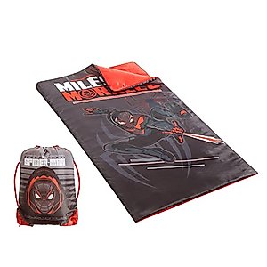 Idea Nuova Miles Morales Sling Bag Slumber Set, 30" Wx54 L