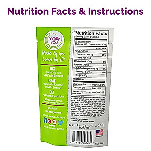Molly and You Variety Pack Brownie Mug Cake Mix (Pack of 3) – Single Serve, No Baking, Microwavable Gourmet Mug Cake Mixes - Brownie Mix Dessert