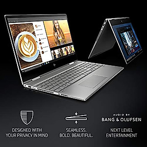 HP ENVY x360 Convertible 15-inch FHD Touchscreen 2-in-1 Laptop, 10th Gen Intel Core i7-10510U, 8GB RAM, 512GB SSD, Windows 10 Home, Fingerprint Reader, Webcam Kill Switch (15-dr1010nr, Natural Silver)