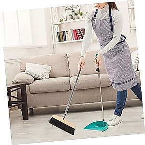 BUTIFULSIC Sweep Floor Brush Floor Sweeping Broom Long Handle Handled Broom Home Broom Garbage Sweeping Tool Garbage Wiper Floor Sweeper Office Garbage Cleaner Floor Wiper Stainless Steel Rod
