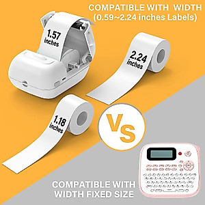 MARKLIFE P11 Label Makers Machine with 4 Tape,Mini Portable Thermal Mobile Sticker Maker for Cabinet Organizer&Home Organization (Green)