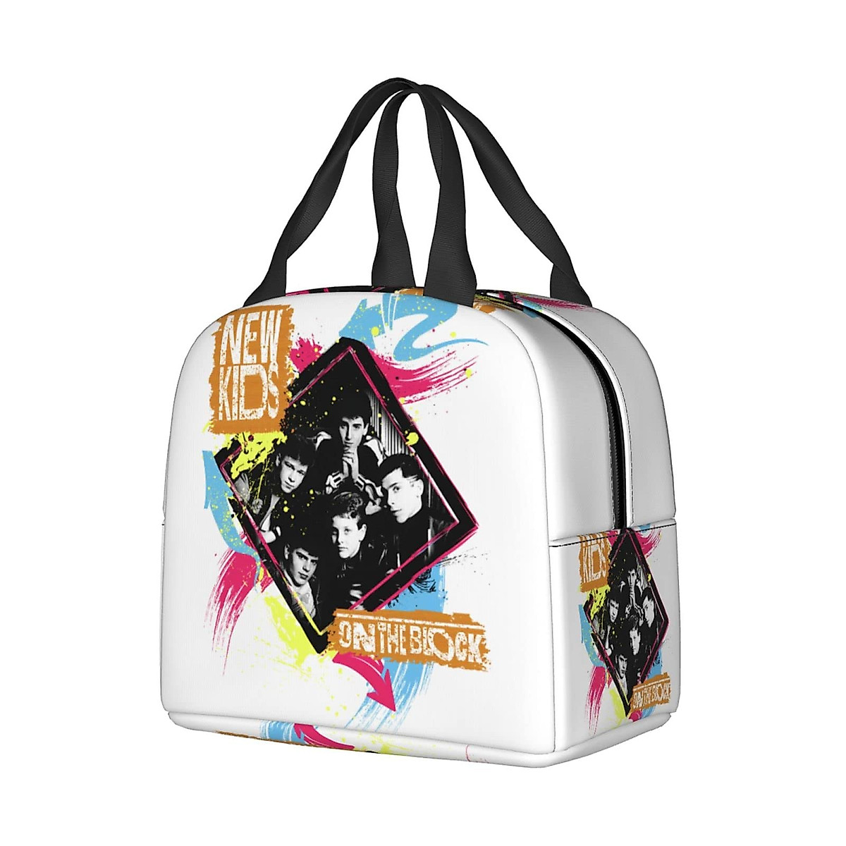 New-Kids On The-Block Portable Lunch Bag Thermal Insulation Tote Bag