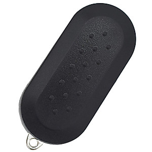 AUTOXBERT 3 Button Remote Car Key Shell Fob Case for Fiat 500 Abarth Panda Punto Bravo 2 Ducato Tipo Doblo 500x 500l 500e Freemont Boxer Relay Ypsilon Delta Musa Auto Uncut Blade