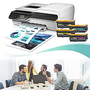 GREENBOX Compatible Toner Cartridge Replacement for HP 652A CF320A 653A CF321A CF322A CF323A for M651n M651dn M651xh M680z MFP M680dn M680f Printer (1 Black 1 Cyan 1 Magenta 1 Yellow)