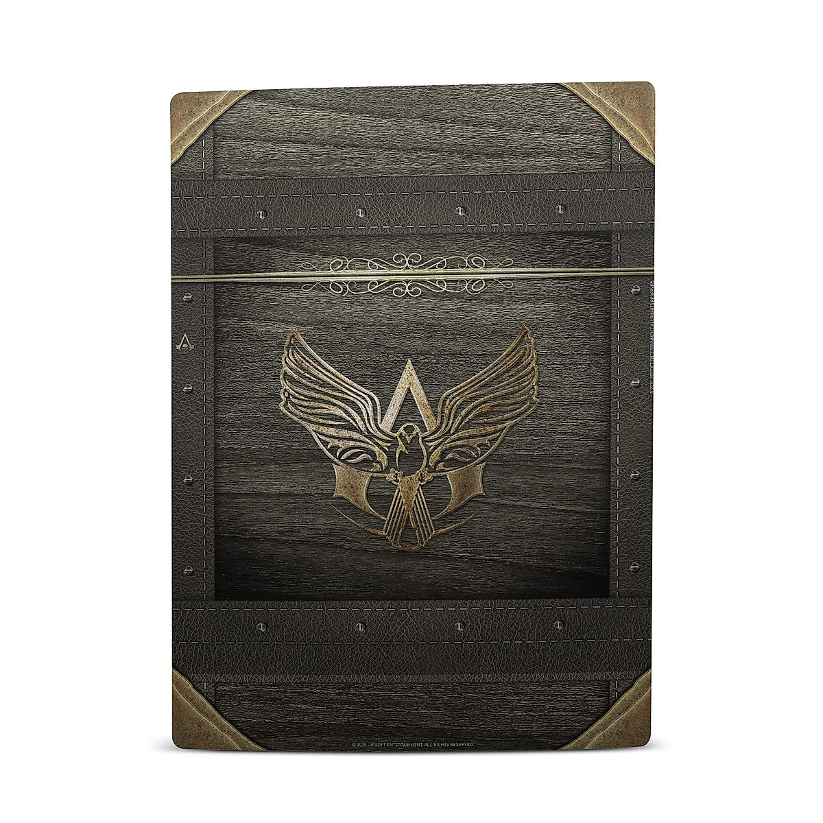 Head Case Designs Officially Licensed Assassin's Creed Wood And Gold Chest Black Flag Graphics Vinyl Faceplate Sticker Gaming Skin Decal Cover Compatible With Sony PS5 Digital & DualSense