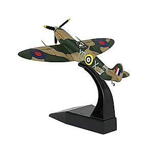 HANGHANG 1/72 Scale United Kindom Spitfire Fighter Attack Plane Metal Fighter Military Model Fairchild Republic Diecast Plane Model for Commemorate Collection