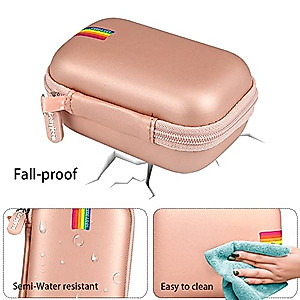 Leayjeen Kids Camera Case Compatible with Seckton/GKTZ/VATENIC/OZMI/PROGRACE/Nine Cube/Rindol/LC-dolida/Desuccus and More Digital Kid Camera Toy Gift (Case Only)