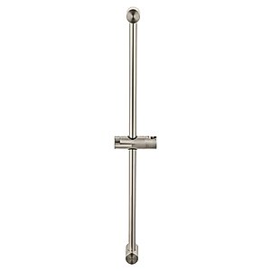American Standard 1660730.295 Round Handheld Shower Head Slide Bar 30 inch, Brushed Nickel