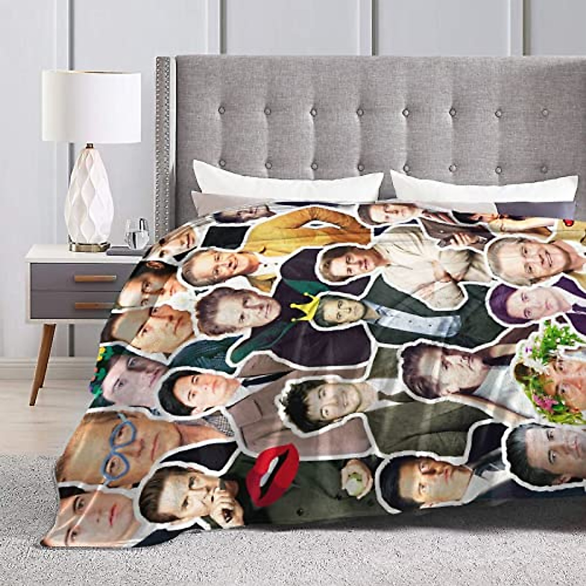 Blanket Kyle MacLachlan Soft and Comfortable Warm Fleece Blanket for Sofa, Office Bed car Camp Couch Cozy Plush Throw Blankets Beach Blankets