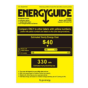 Conserv 24" Wide 10 cu.ft.Top Freezer Refrigerator Stainless