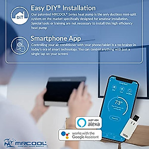 Mr Cool DIYM327HPW00C28 DIY Multi-Zone Series Ductless Heat Pump, White