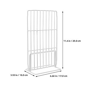 Cabilock 1 Set Refrigerator Dividers Shelf Dividers Closet Organizer Wire Partition Freezer Divider Clothes Wardrobe Separators for Closets, Cabinets, Bedroom, Kitchen, Office