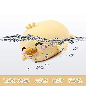 ARELUX Duck Plush Pillow Stuffed Animal Snuggly Pillow Cute Plush Toy Snuggle Buddy Duck Plushie Kawaii Soft Hugging Pillow for Kids Boys Girls 17.7in